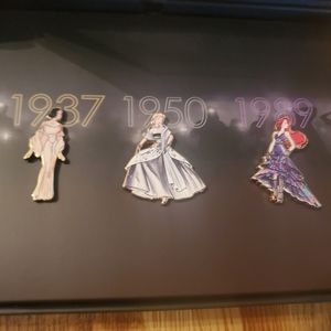 Disney | Accessories | Princess Designer Fashion Disney Pins | Poshmark